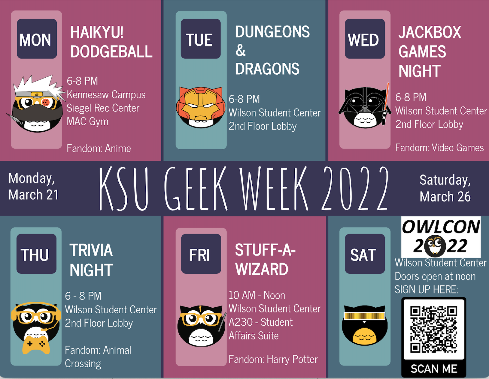 Geek Week is Here! | Owl Family Hub