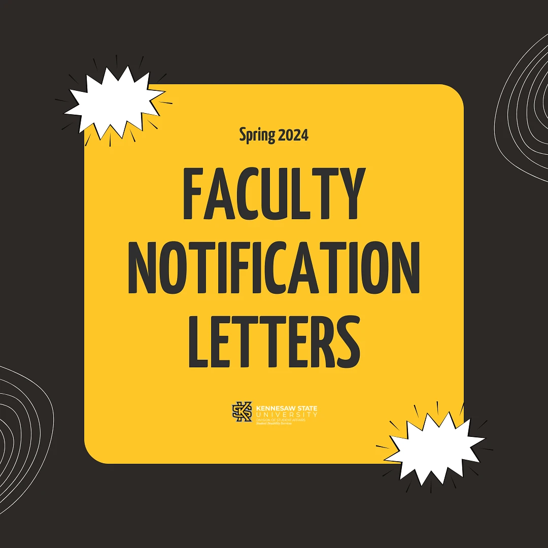 Requesting Faculty Notification Letters from SDS | Owl Family Hub