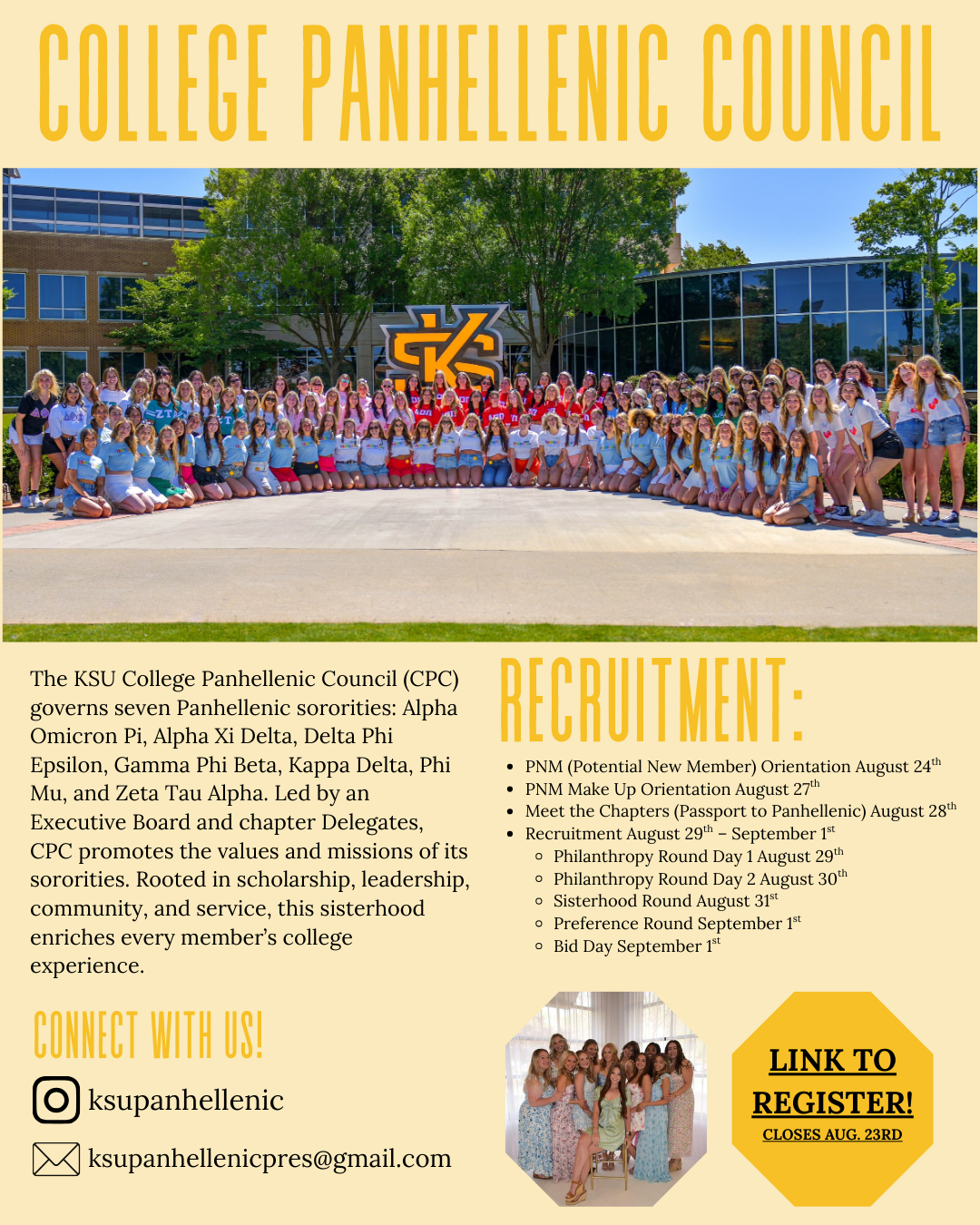 Panhellenic Recruitment Registration | Owl Family Hub